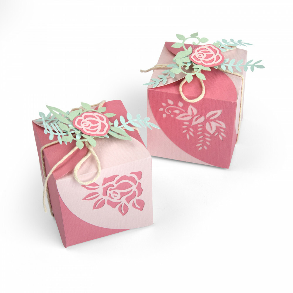 Sizzix Thinlits Die Set 8PK - Wrap Favor Box by Lynda Kanase 663591 | eBay