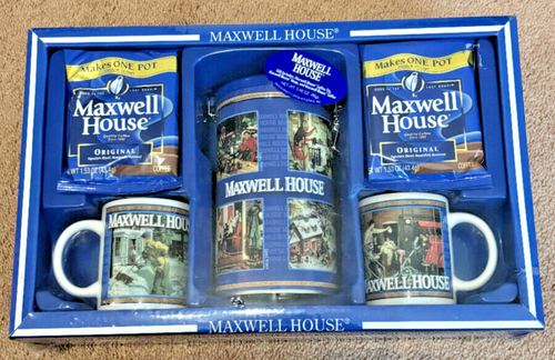 Rare Maxwell House Coffee Mug and Canaster Gift Set "Good To The Last ...