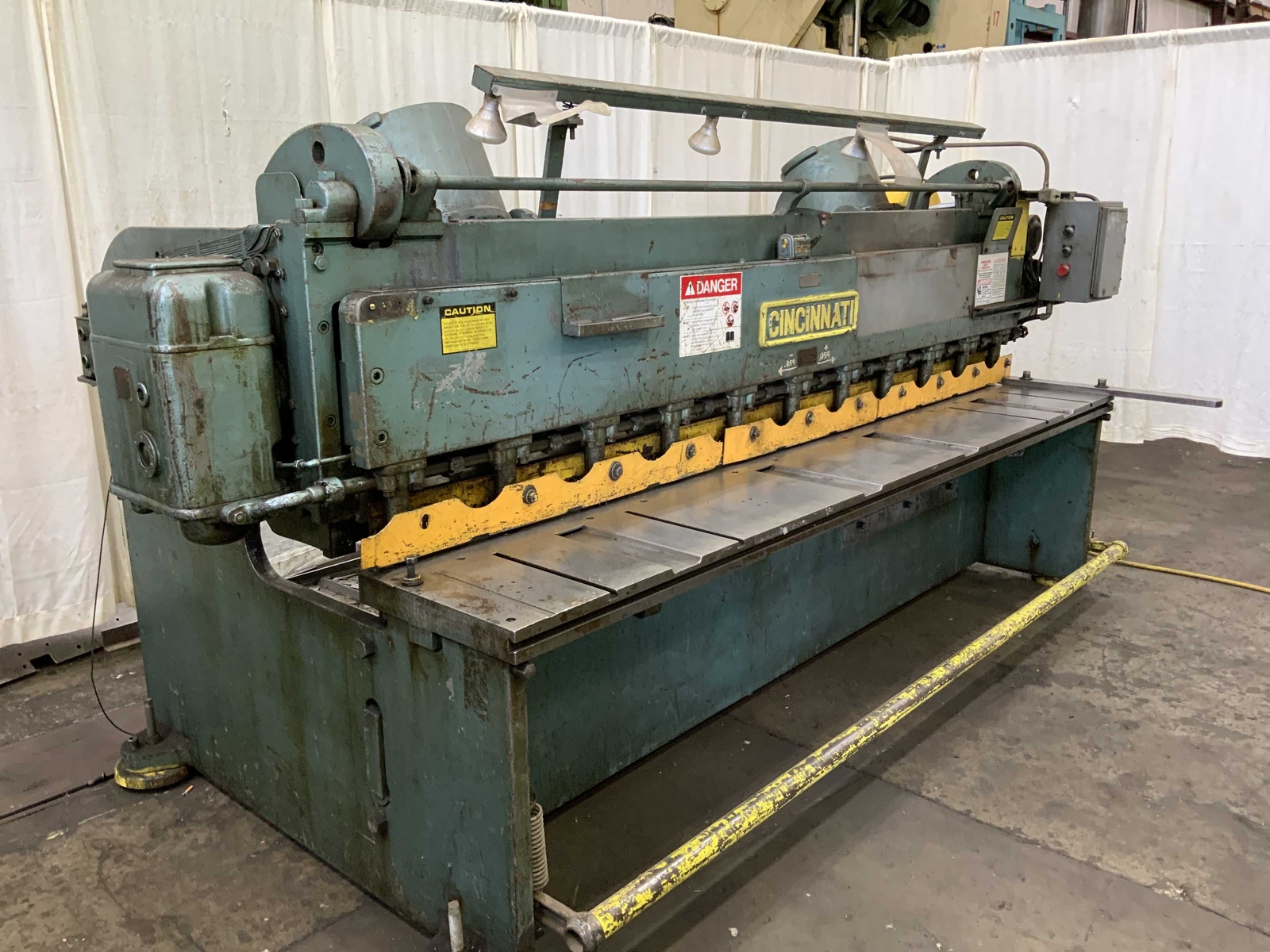 10' X 1/4" CINCINNATI MODEL #1810 POWER SQUARING SHEAR: STOCK #78279 | eBay