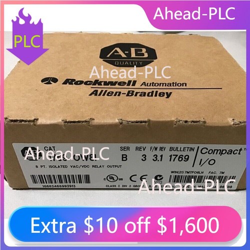 New Factory Sealed AB 1769-OW8I Compact I/O 8Pt Output Module FW3.1 US ...