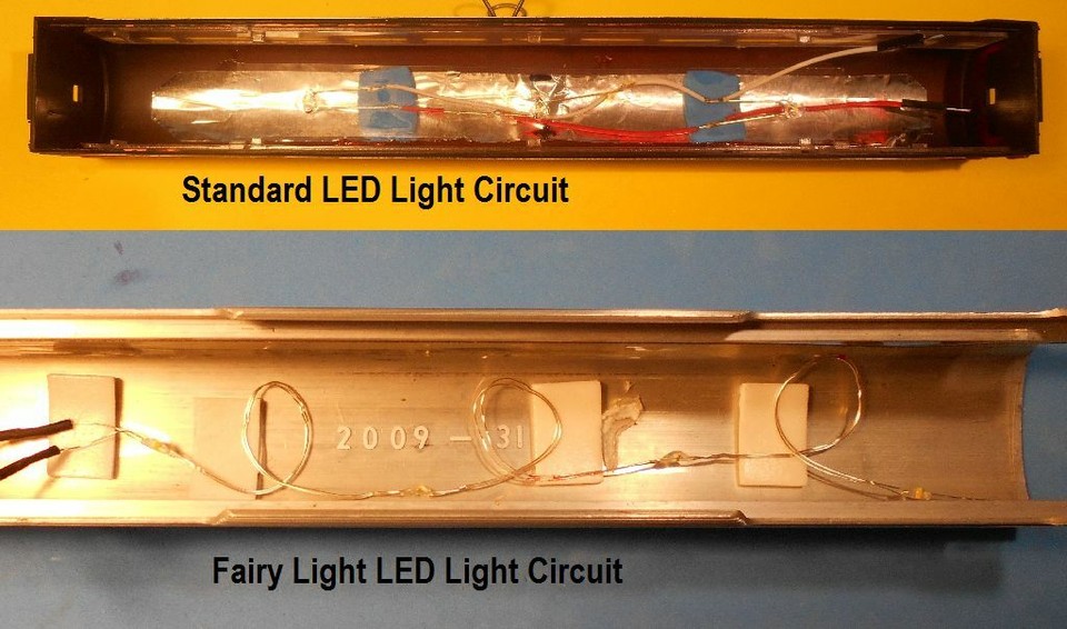 HO Passenger car lighting kit :soft white LEDs, Constant Current, bi ...