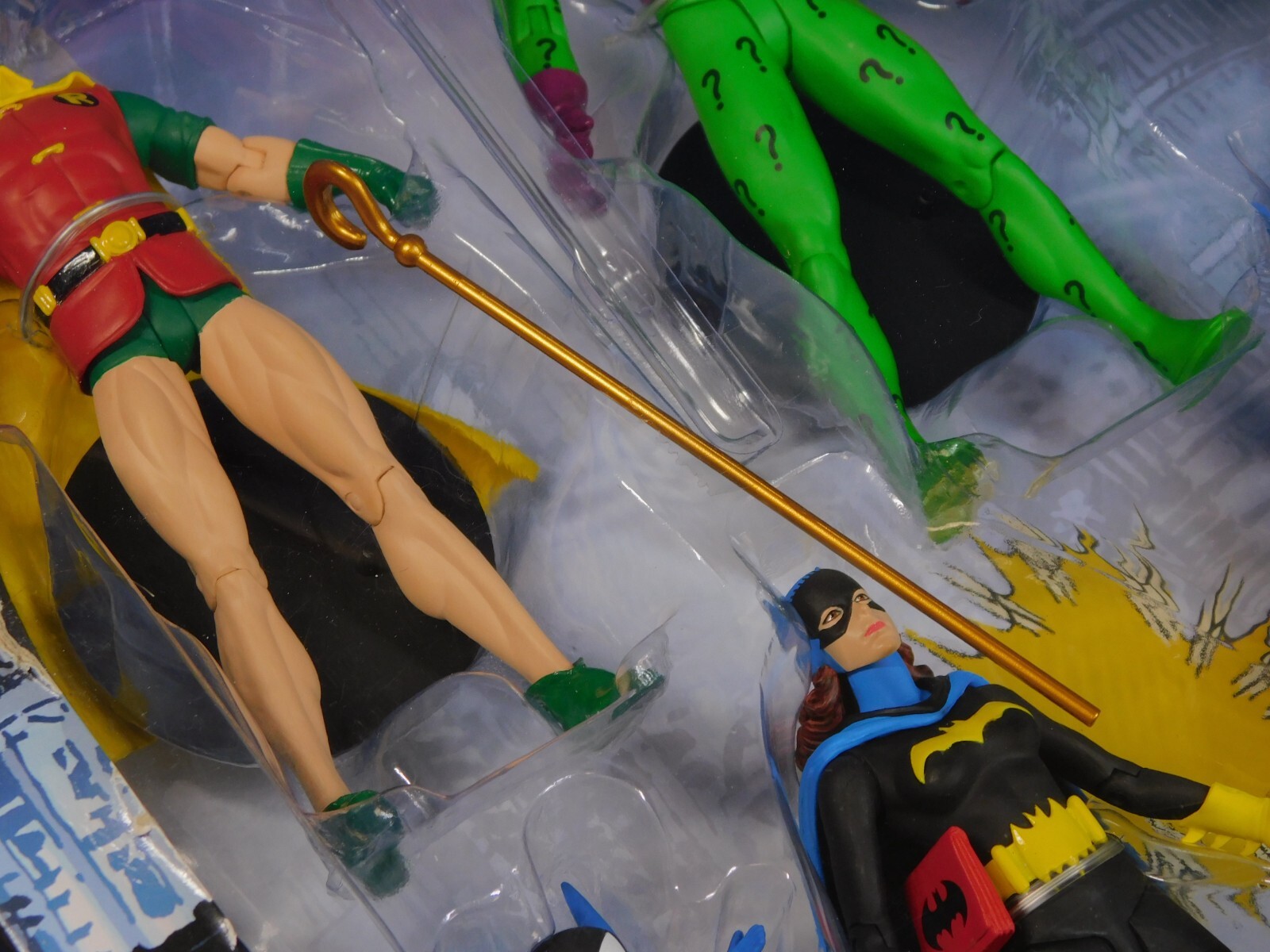 DC DIRECT DETECTIVE COMICS FIGURE BOX SET BATMAN RIDDLER BATGIRL ROBIN ...