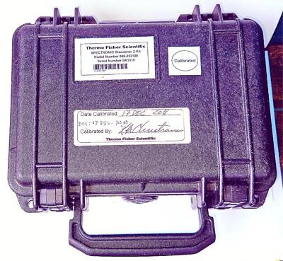 THERMO FISHER STANDARDS 2 CALIBRATION KIT 840 SPECTRONIC PHOTOMETRIC ...