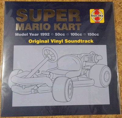 NEW Sealed SUPER MARIO KART Vinyl Record Soundtrack Super Nintendo SNES ...
