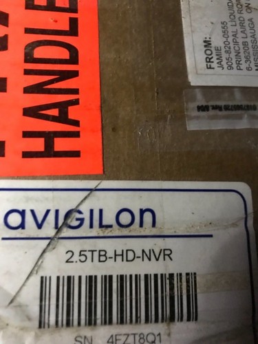NEW AVIGILON 2.5TB-HD-NVR HIGH END NETWORK/IP High Definition VIDEO ...