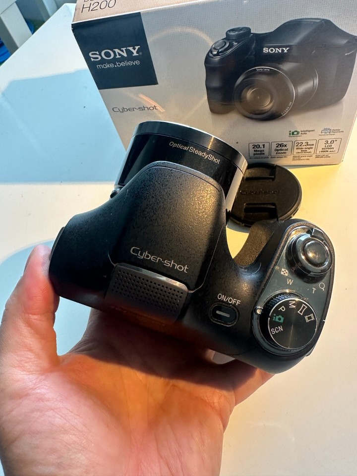 Sony Cyber-shot DSC-H200 20.1 MP Digital Camera 26x Optical Zoom TESTED ...