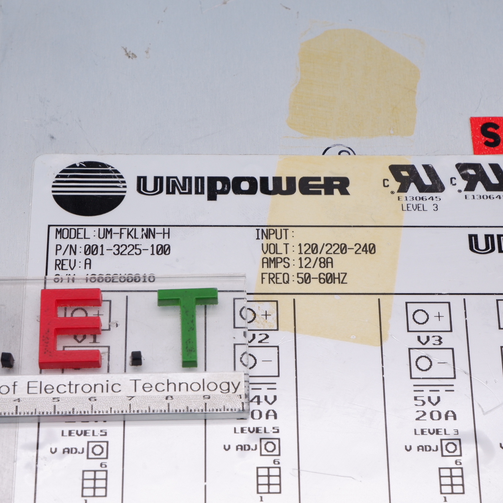 Unipower Power Supply 800W 24V 10A 5V 20A 15V 8A 15V 16A Um-Fklnn-H 001 ...
