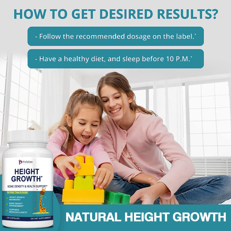 Height Growth Capsules - Natural Height Increasing Supplements, Strong ...