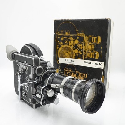 Bolex Paillard H16 Reflex REX4 16mm Cine Film Camera & 16-100mm f/1.9 ...