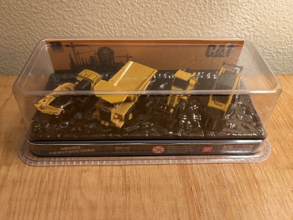 Caterpillar CAT Micro Constructor Scale Set Of 4 Diecast Model New | eBay