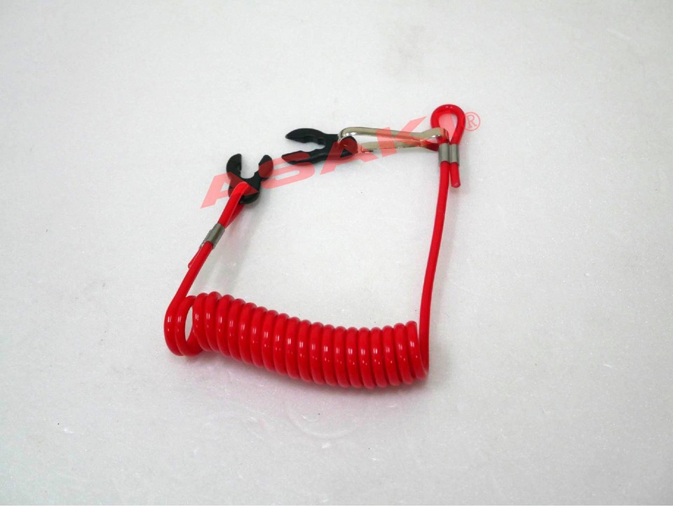 For SUZUKI Safety Lanyard Cord Stop Switch Lanyard 1 Key 37823-92E00 ...