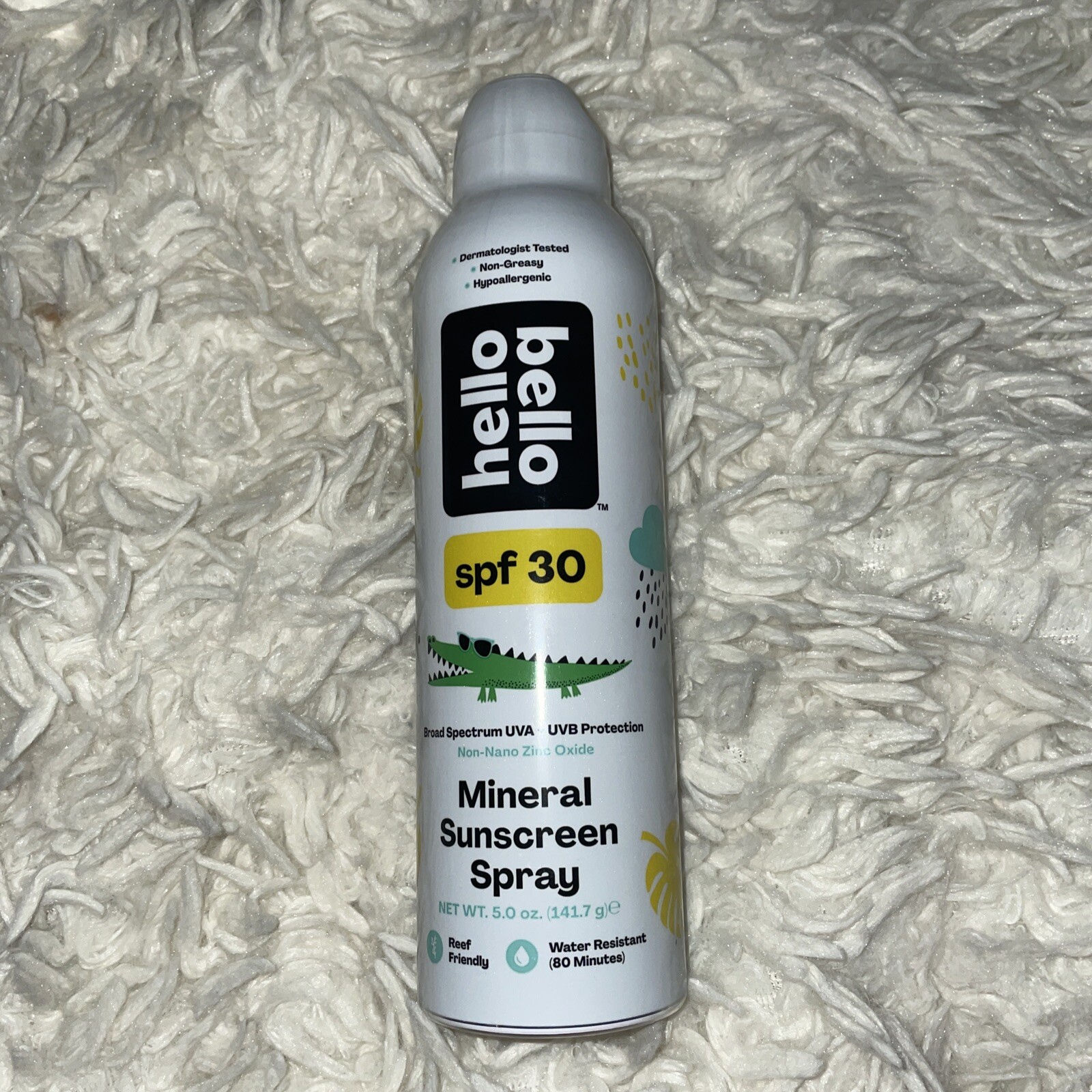 Hello Bello Spf 30 Mineral Sunscreen Spray, 5 Oz Spray Can Exp. 08/24 ...