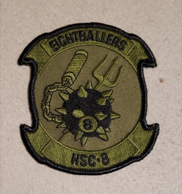 US Navy HSC-8 Patch - OD Subdued - 3 1/2" x 4" | eBay