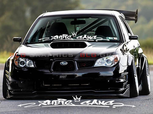 Subie Gang Windshield Decal Sticker JDM Kanji KDM Fits Subaru | eBay