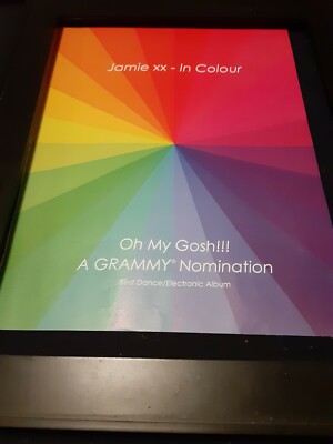 Jamie XX In Colour Grammy Awards Rare Original Promo Poster Ad Framed ...