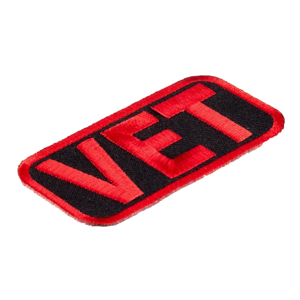 Red And Black Vet Patch, Military Veterans Patches | eBay