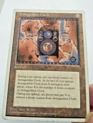 MTG Armageddon Clock Fourth Edition 295/379 Regular Rare NOS See ...