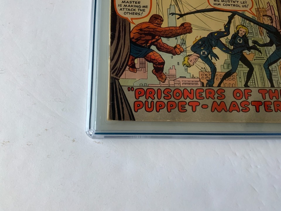 FANTASTIC FOUR 8 CGC 6.0 1ST PUPPET MASTER 1ST ALICIA MASTERS MARVEL ...