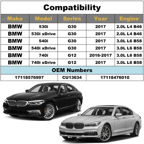 Radiator For BMW 740i 3.0L 2016-2017 540i 530i 2.0L 2017 17118576997 ...