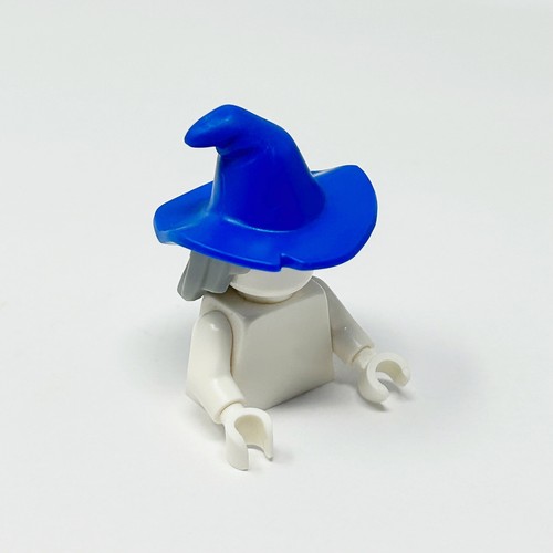 LEGO Minifigure BAM Wizard Witch Blue Hat Gray Hair Combo Halloween ...
