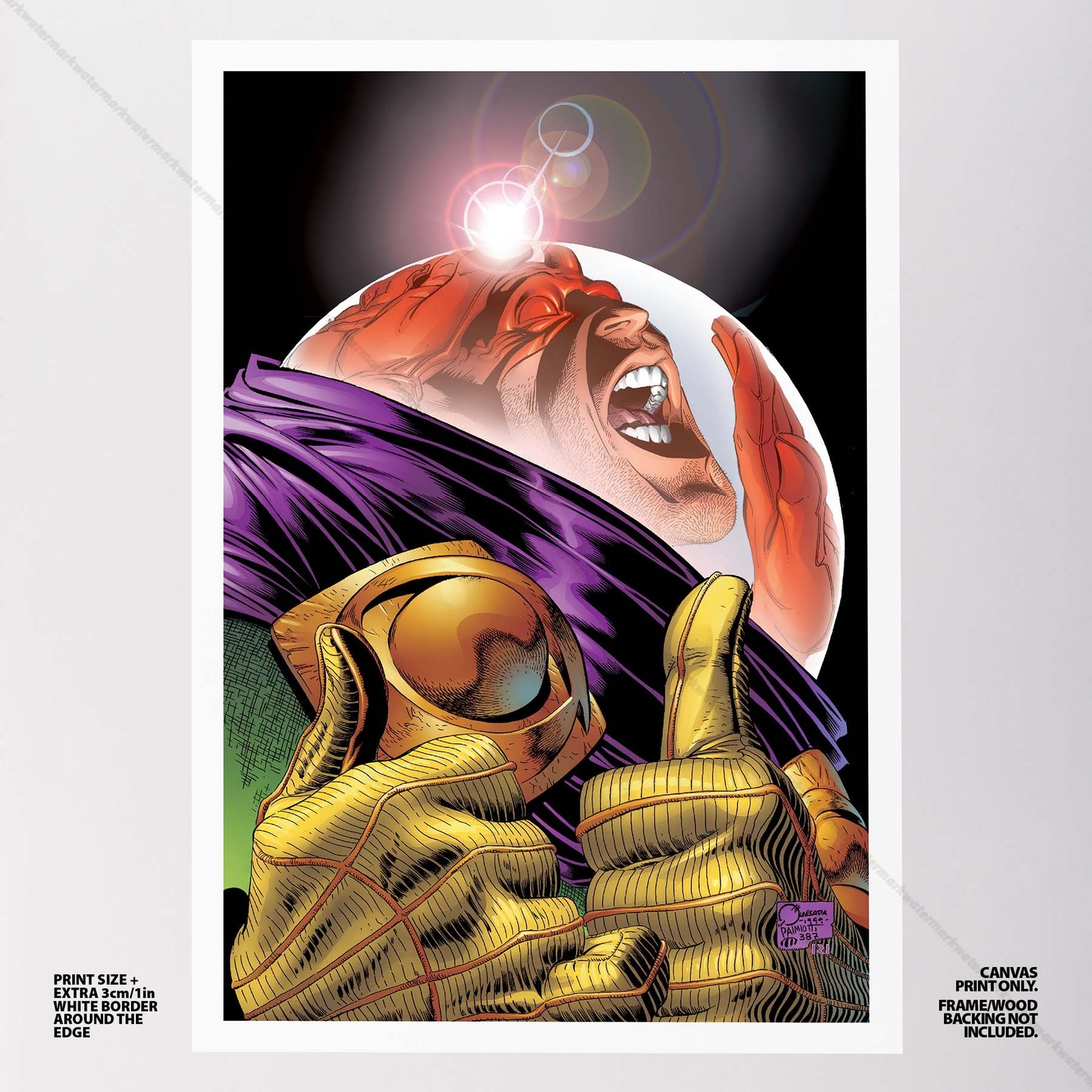 Daredevil Poster Canvas Textless Vol 2 #7 Comic Book Art Print | eBay