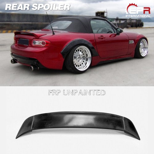 For MX5 NC Miata Rear Trunk Spoiler RBK Style FRP Unpainted (Soft Top ...