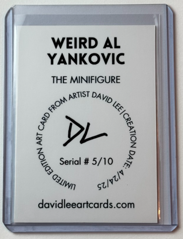Weird Al Yankovic Limited Artist Signed "The Minifigure" Trading Card 5 ...
