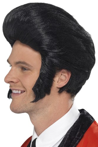Smiffys 50s Quiff King Wig, Black | eBay