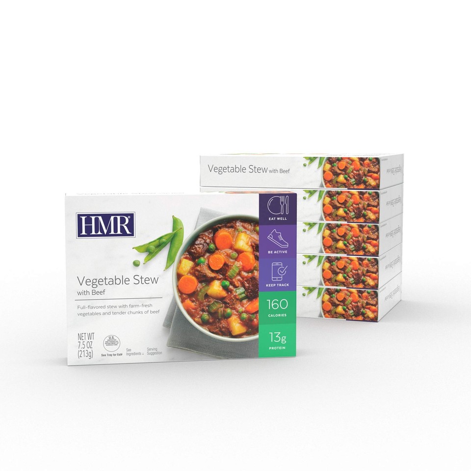 HMR Vegetable Stew with Beef Entrée | Pre-packaged Lunch or Dinner to ...
