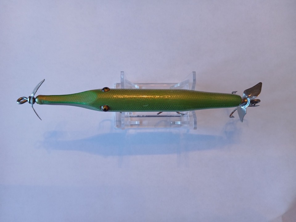 Vintage Creek Chub #2920 Green Gar Minnow! Ex+ | eBay