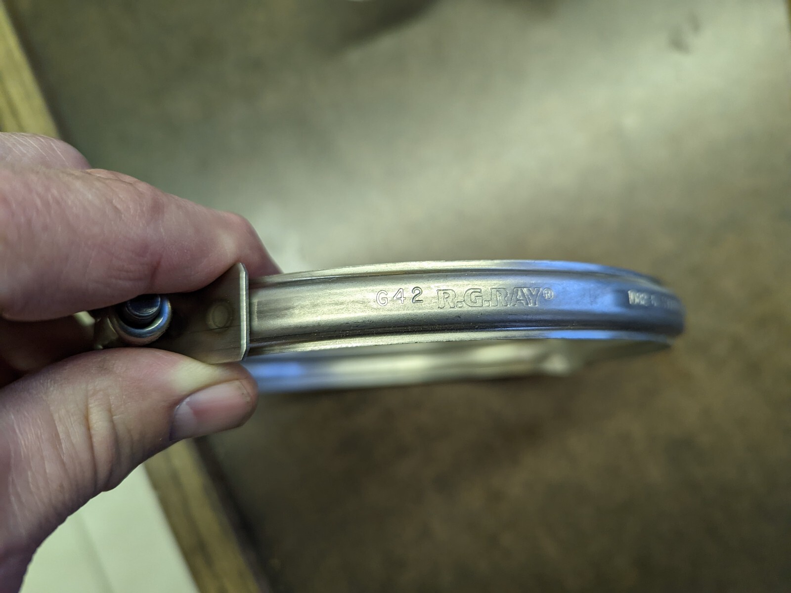 7091624C1 CLAMP HP V- BAND TURBOCHARGER COMPRESSOR RG RAY 1082-6 ...