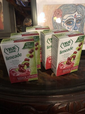 x5 TRUE LIME LIMEADE BLACK CHERRY 10 PACKETS EACH BOX | eBay