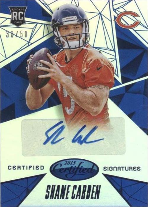 2015 Panini Certified - Certified Signatures Shane Carden #CS-SC Mirror ...