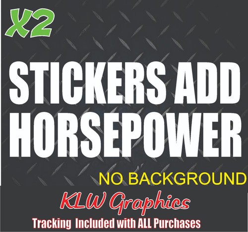 Horsepower Decal Sticker Car Turbo Diesel Truck 7.3L 6.6L Euro JDM ...