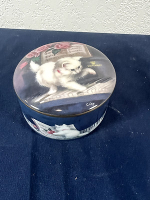 Ardleigh Elliott Porcelain Music Box Coby Carlson "Kitten On The Keys ...