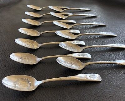 Original Thirteen Colonies Spoon Collection 1776-1976 | eBay