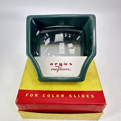 Vintage Argus Pre Viewer For Color Slides No. 660 | Portable | Original Box