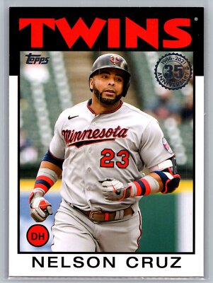 2021 Topps Update #86B-26 Nelson Cruz 1986 Topps Baseball 35th ...