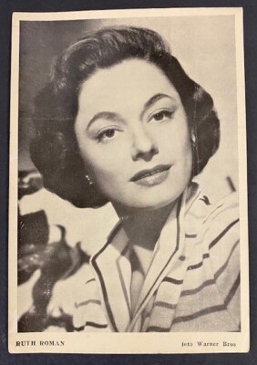 RUTH ROMAN 5x7 Vintage Photo Movie Memorabilia Hollywood Actress. | eBay