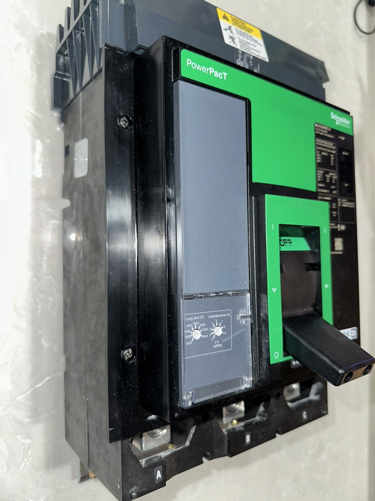 MJA36800 SQUARE D 3 POLE 800A 600V I-Line POWERPACT CIRCUIT BREAKER ...