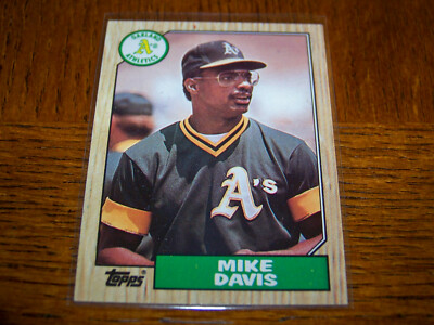 ATHLETICS A'S MIKE DAVIS 1987 TOPPS #83 | eBay