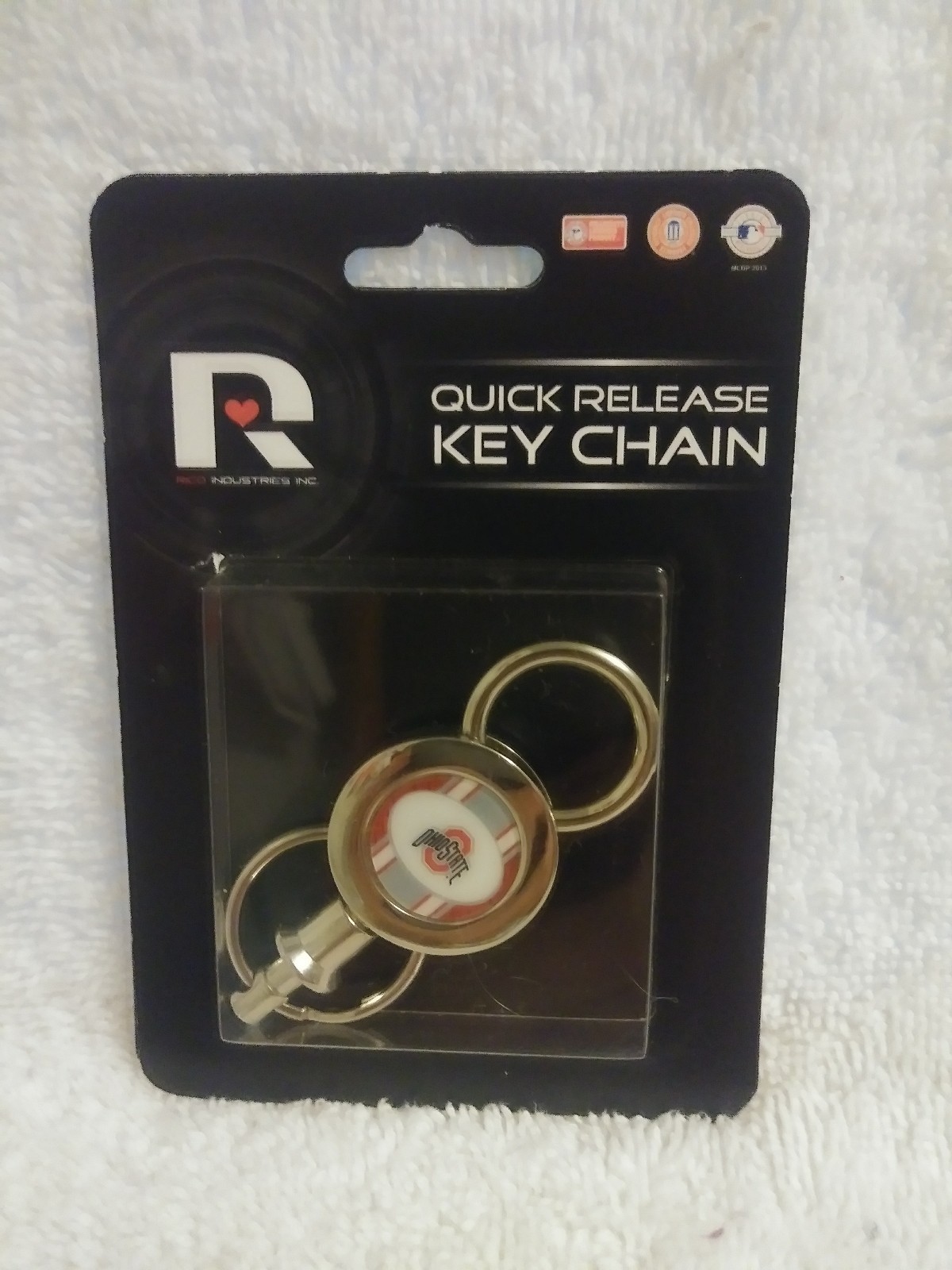 Ohio State Buckeyes Quick Release Key Chain New in package Rico | eBay