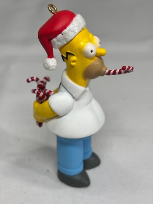 Homer Simpson Hiding Candy Canes Christmas Holiday Ornament 3.5” | eBay