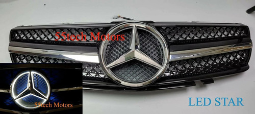 55tech R230 SL500 SL600 SL55 2003 Grille Grill Illuminated LED Star ...
