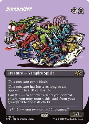 MTG - Bloodghast - Borderless - DFT 0337 - Aetherdrift - Rare - Magic ...