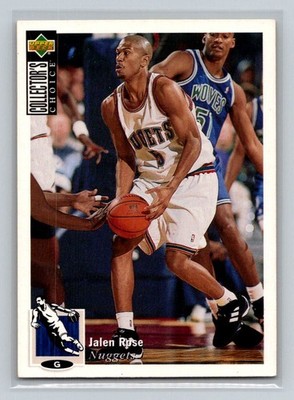 1994-95 Collector's Choice Rookie RC #238 Jalen Rose Denver Nuggets | eBay