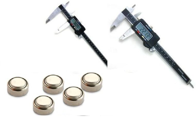 6" & 8" DIGITAL CALIPER SET" HARDENED STAINLESS STEEL WITH 5pcs FREE ...