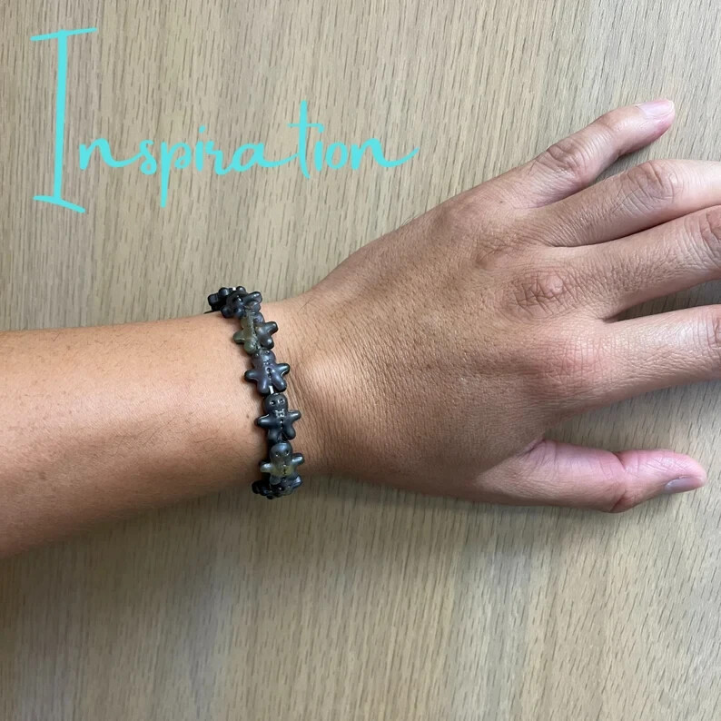 14mm Gingerbread Man Beads – 20pcs Mixed Colors, Christmas Craft ...