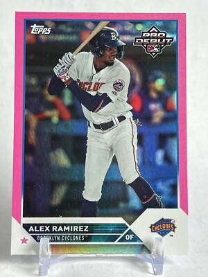 ALEX RAMIREZ 2023 Topps Pro Debut Pink Foil Prospect RC #'d/199 | eBay