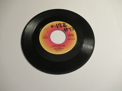 Joe Stampley: Everything I Own / Dallas Alice / 45 Rpm 1976 | eBay